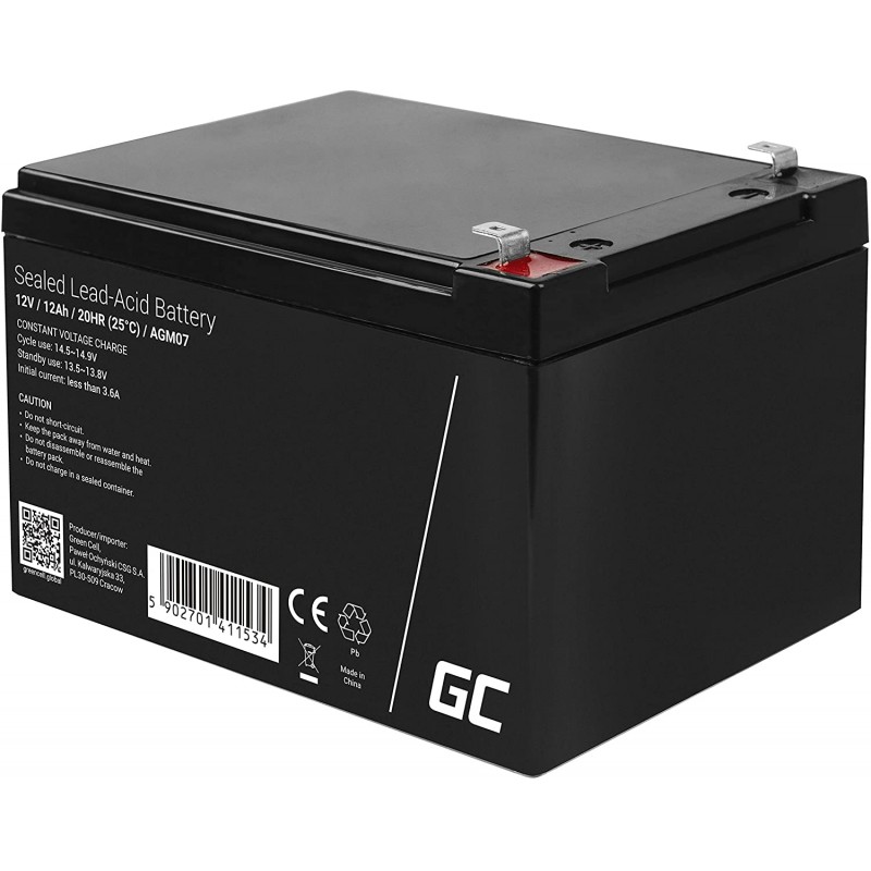 BATERIA PARA COCHES ELÉCTRICOS PARA NIÑOS 12v 12Ah AC - PEQUENENES