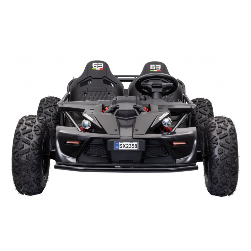 BUGGY ELÉCTRICO DOS PLAZAS PARA NIÑOS 48 V-800 W - pequenenes