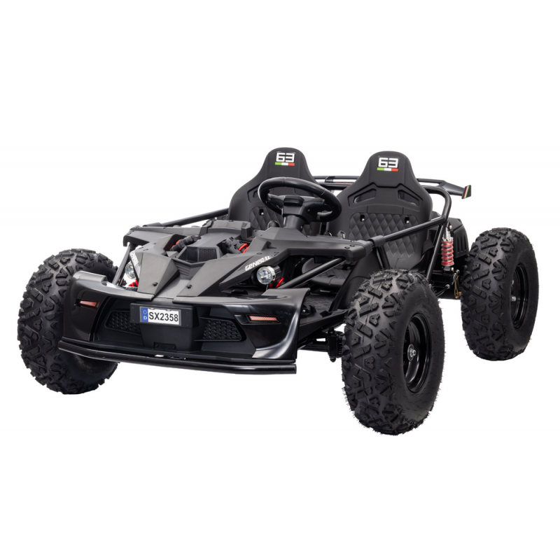 BUGGY ELÉCTRICO DOS PLAZAS PARA NIÑOS 48 V-800 W - pequenenes